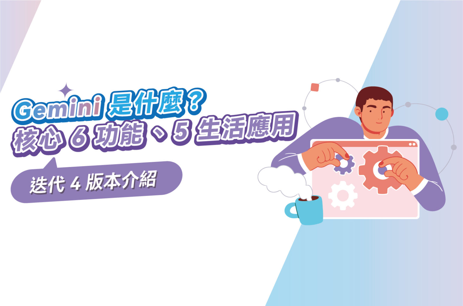 Gemini是什麼？Google AI核心6功能＋5生活應用，迭代4版本介紹 - ADBest：不只流量，我們更在乎留量